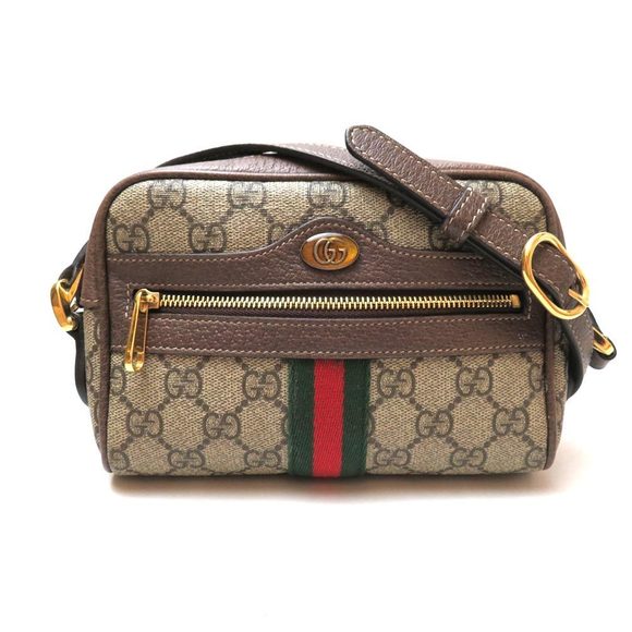 Gucci | Bags | Gucci Gg Supreme Ophidia Shoulder Bag Pvc Ab Rank Beige ...